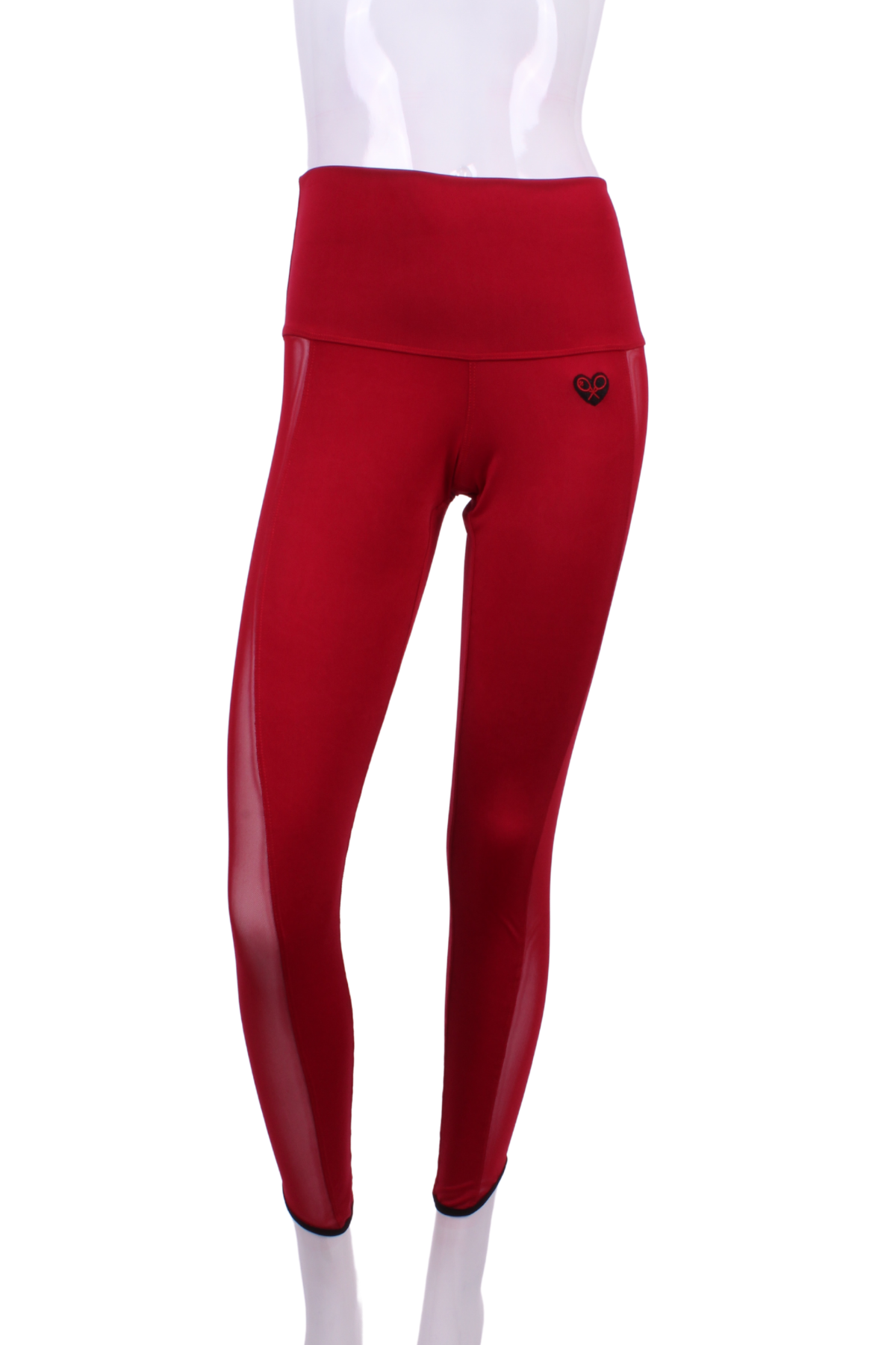 Red + Red Leg Lengthening Leggings - Leggings | Tennis Leggings ...